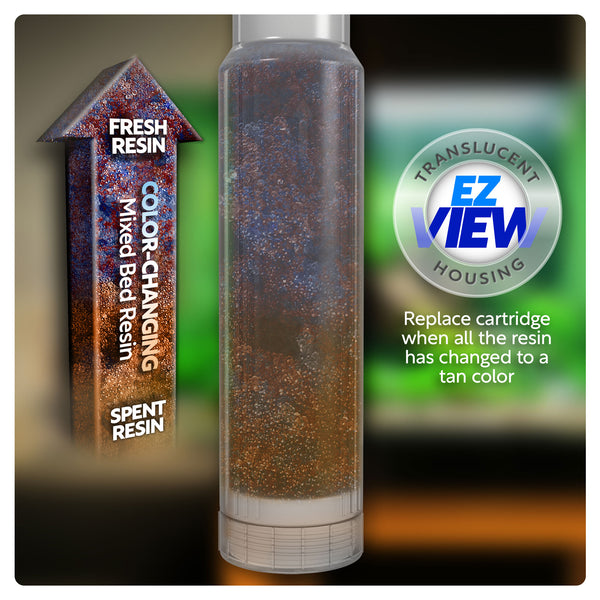 Classic Color Changing Deionization Resin Water Filtration System ...