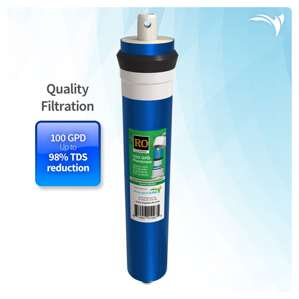 100 GPD 3-Stage RO Buddie Reverse Osmosis System – aquaticlife.com